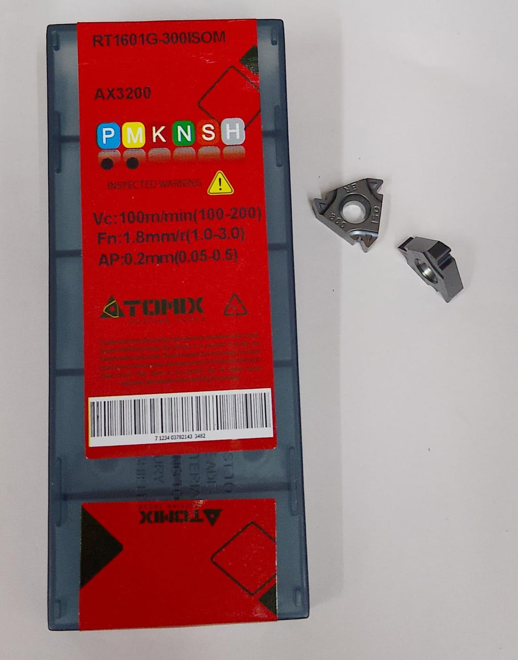 16ER 3.0 ISO AX3200 Threading Insert Atomix (Universal Grade) – Midland ...