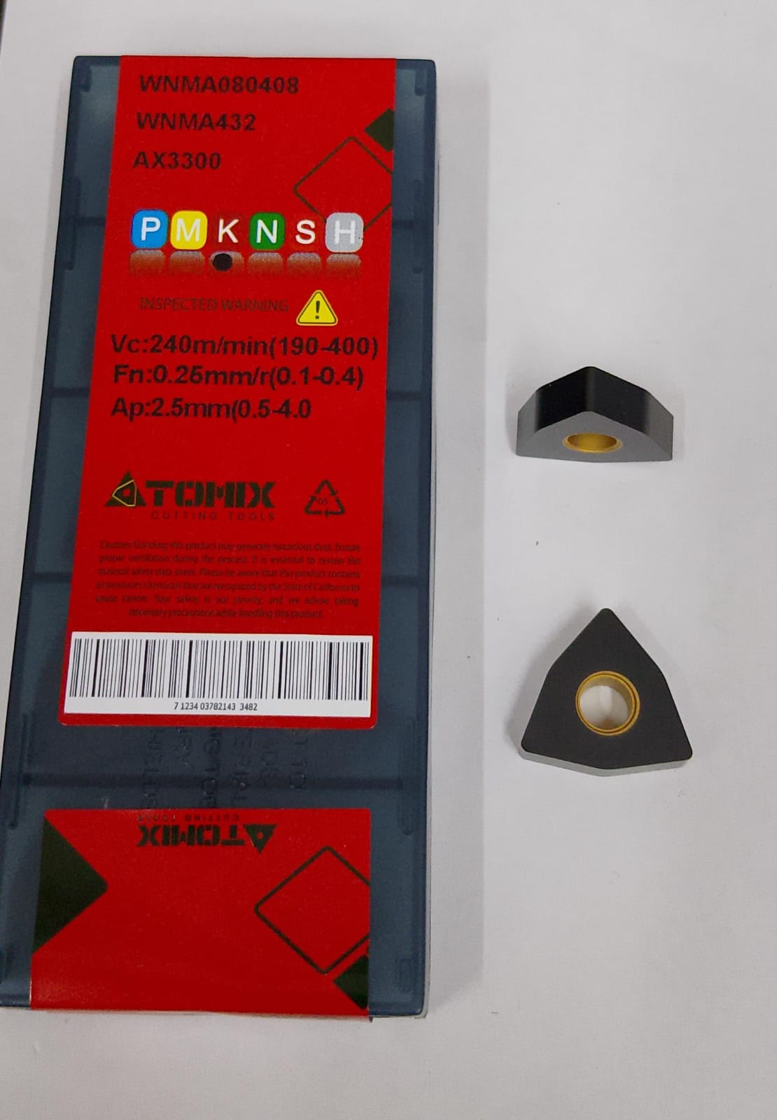 WNMA 080408 AX3300 Turning Insert Atomix For Cast Iron – Midland Tools