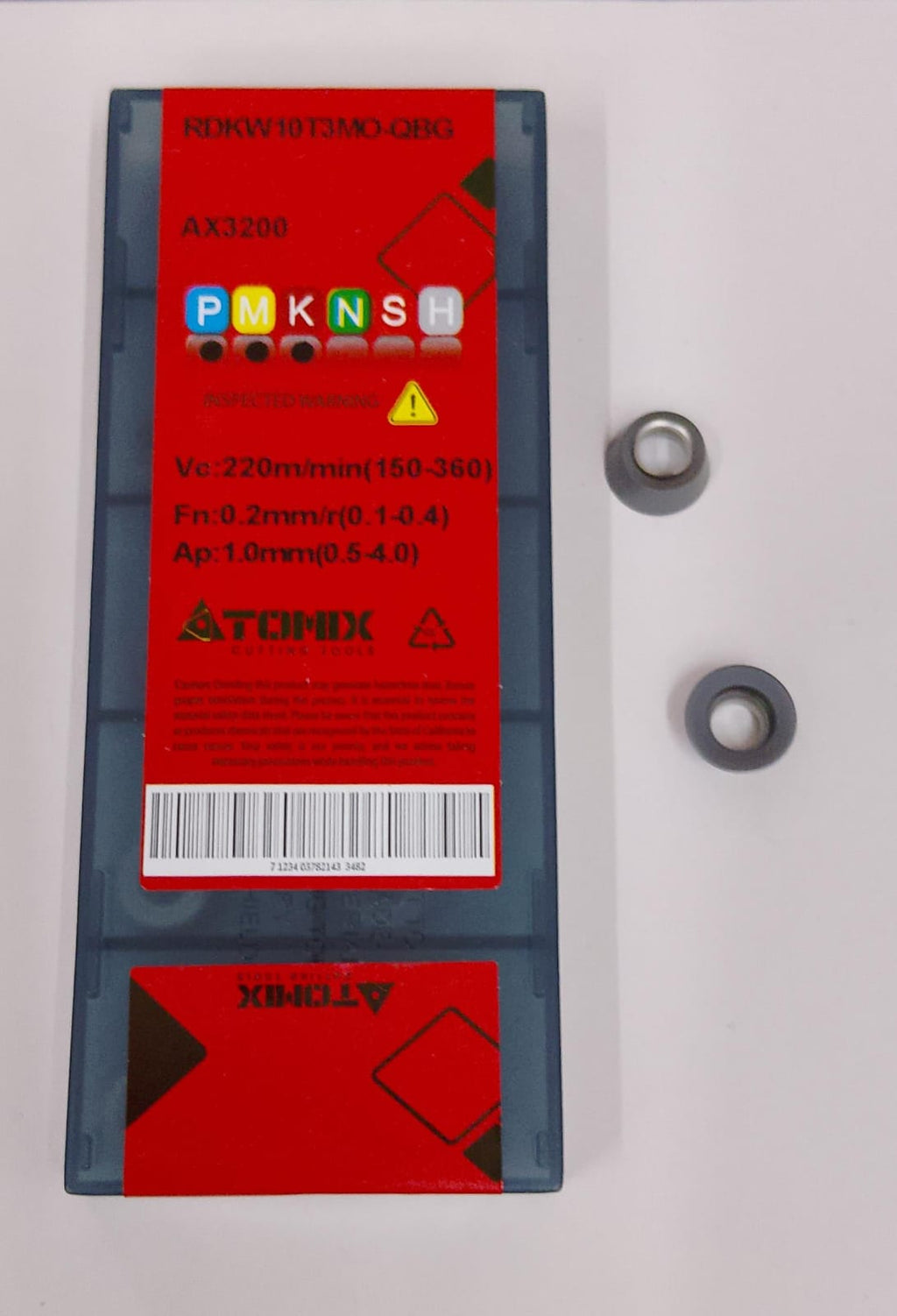 RDKW 10T3MO-QBG AX3200 Milling Insert Atomix (Universal Grade ...