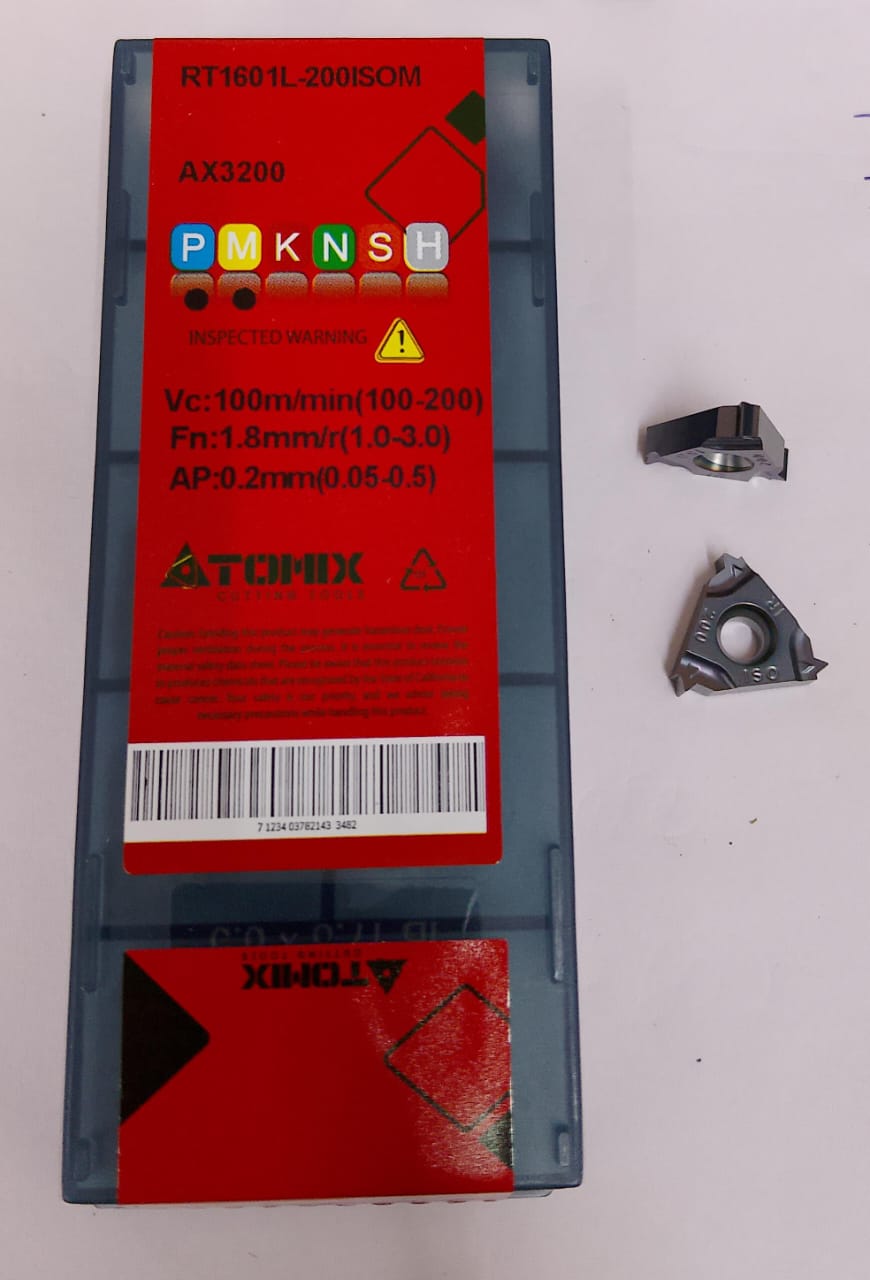 16IR 2.0IS0 AX3200 Threading Insert Atomix (Universal Grade) – Midland ...