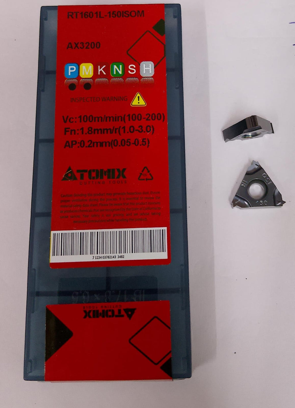16IR 1.5ISO AX3200 Threading Insert Atomix (Universal Grade) – Midland ...