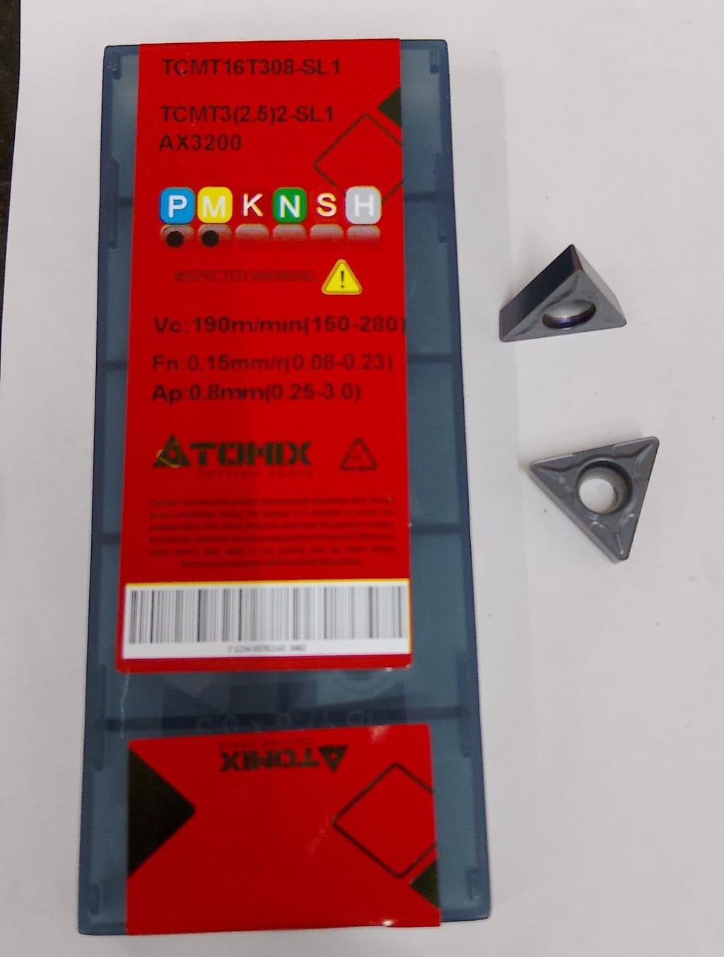 TCMT16T308 TURNING INSERT (ATOMIX) – Midland Tools