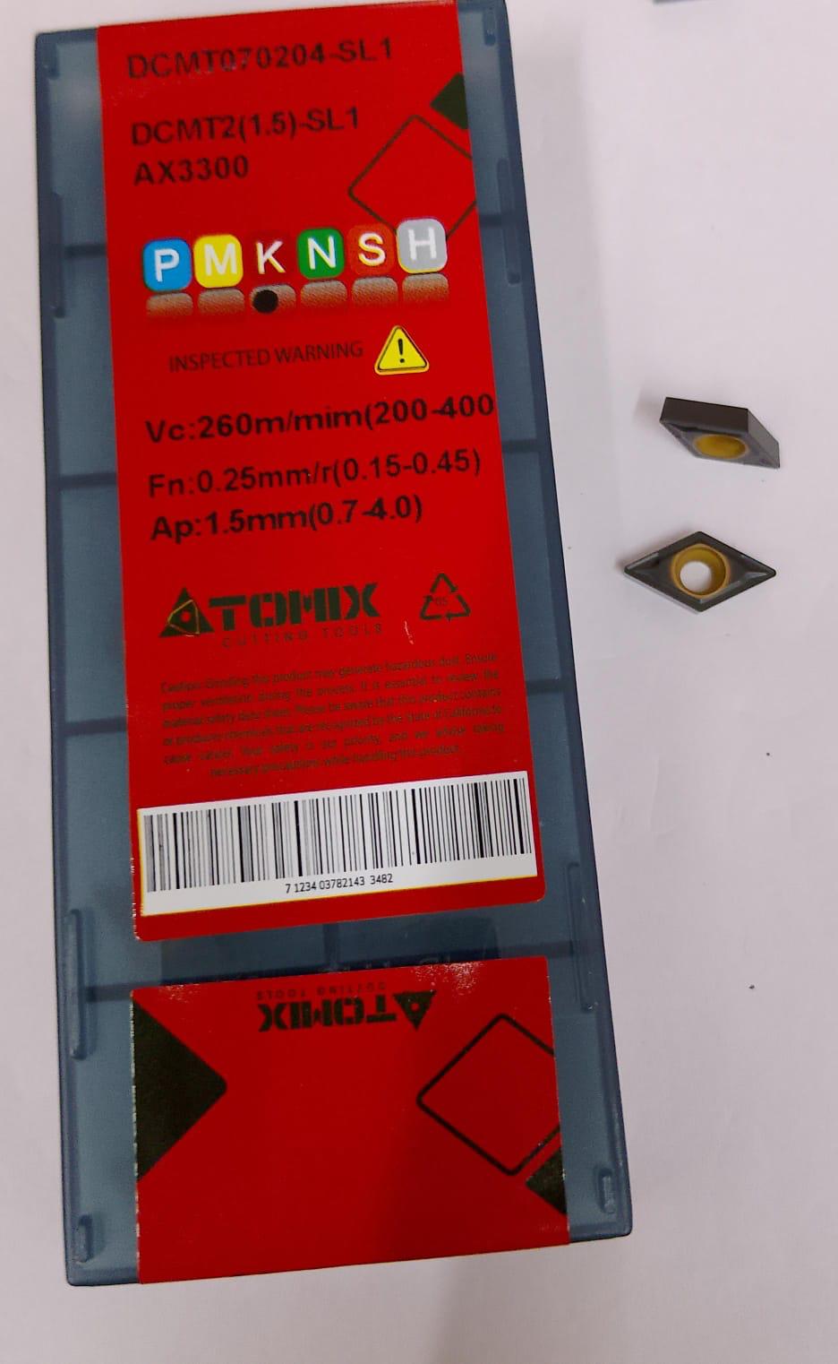 DCMT070204 INSERT(ATOMIX) – Midland Tools